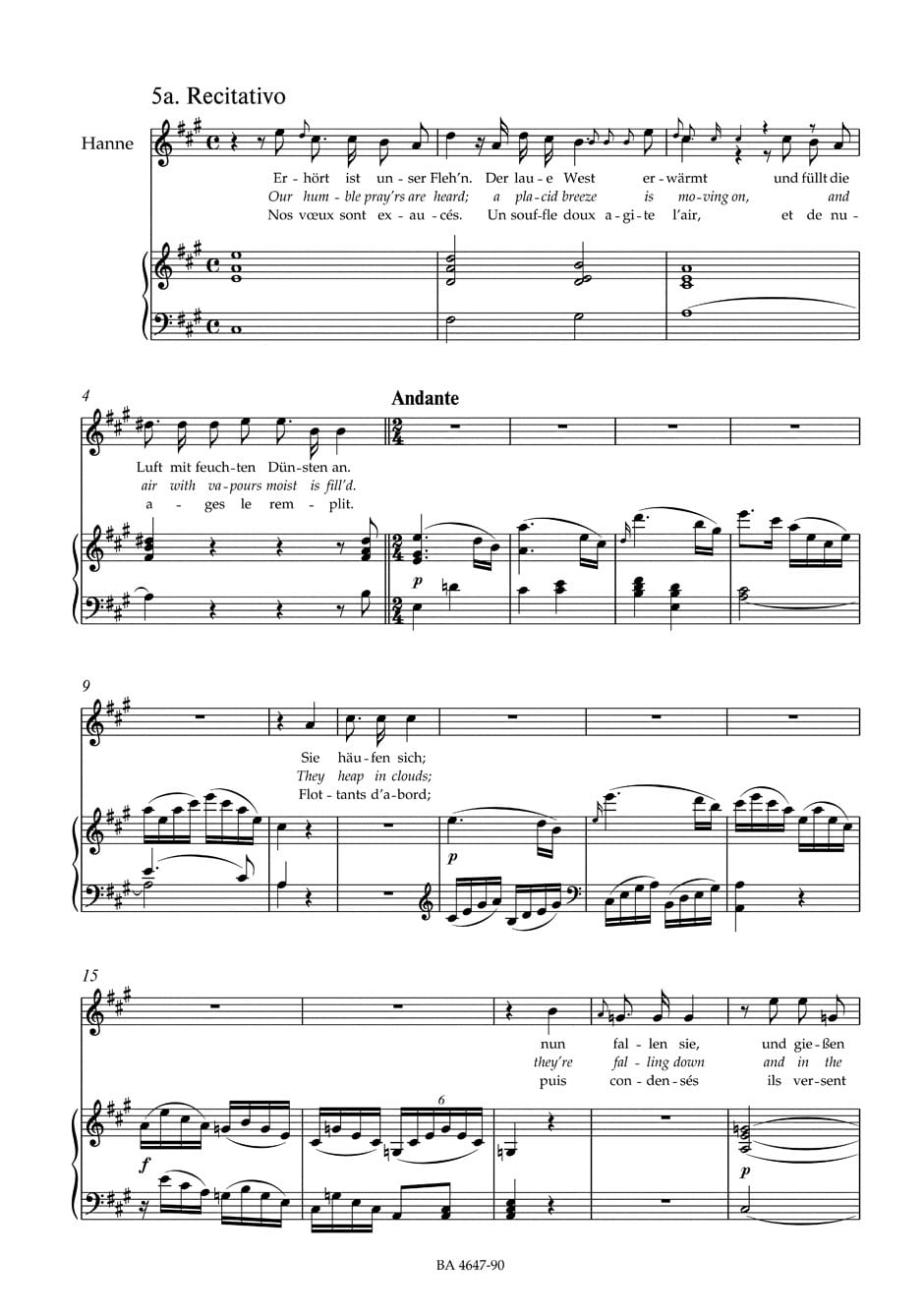 Haydn, Joseph: The Seasons Hob. XXI:3 (1799-1801) -Oratorio- | Gottfrid ...